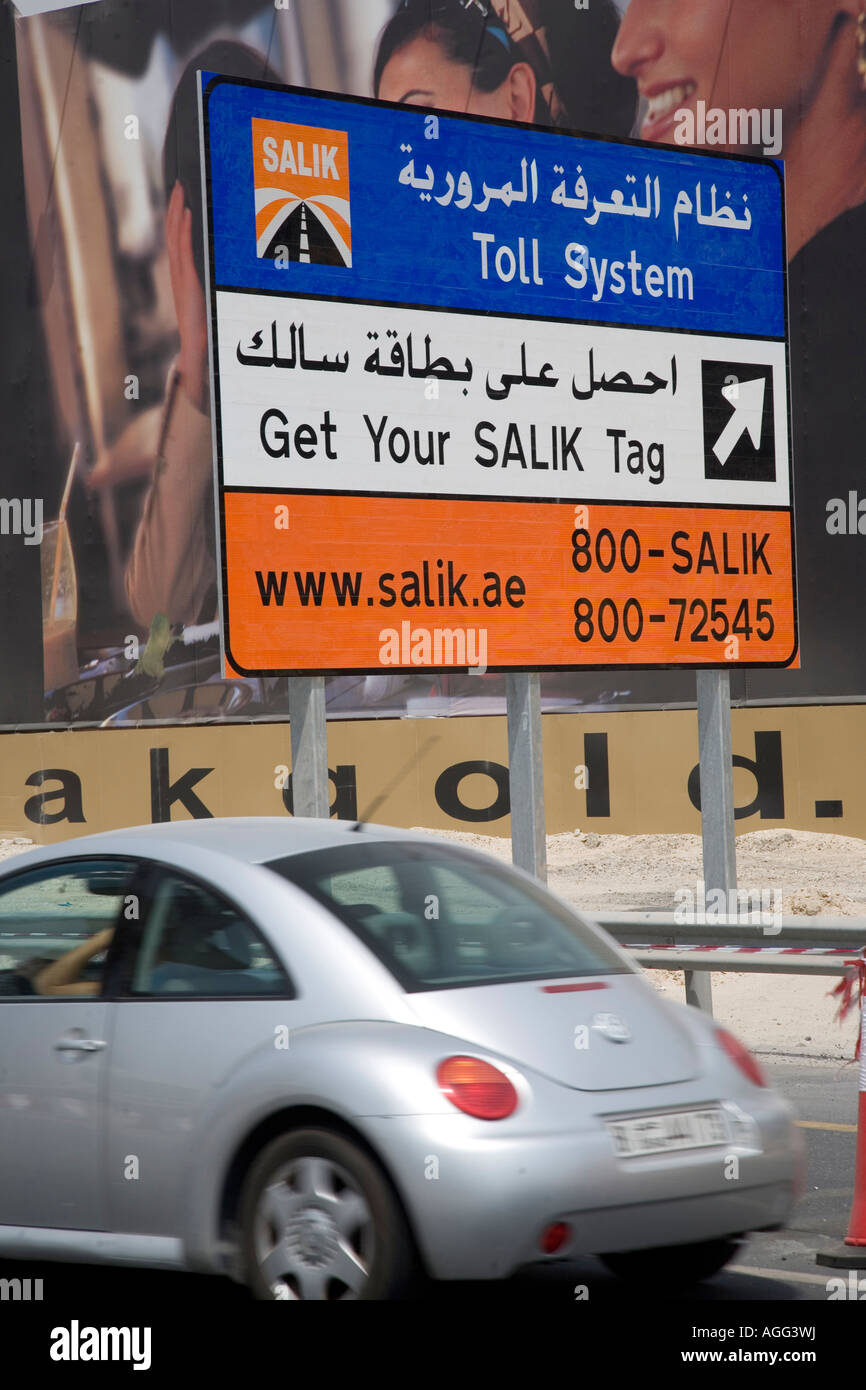 Salik Signage Sign In Dubai United Arab Emirates Advising Motorists salik-signage-sign-in-dubai-united-arab-emirates-advising-motorists
