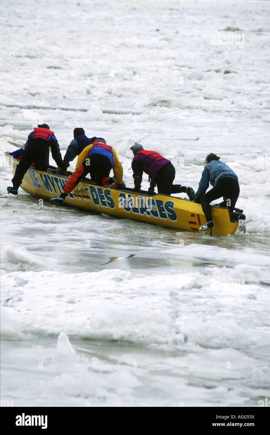 Ice canoe racing hi-res stock photography and images - Alamy