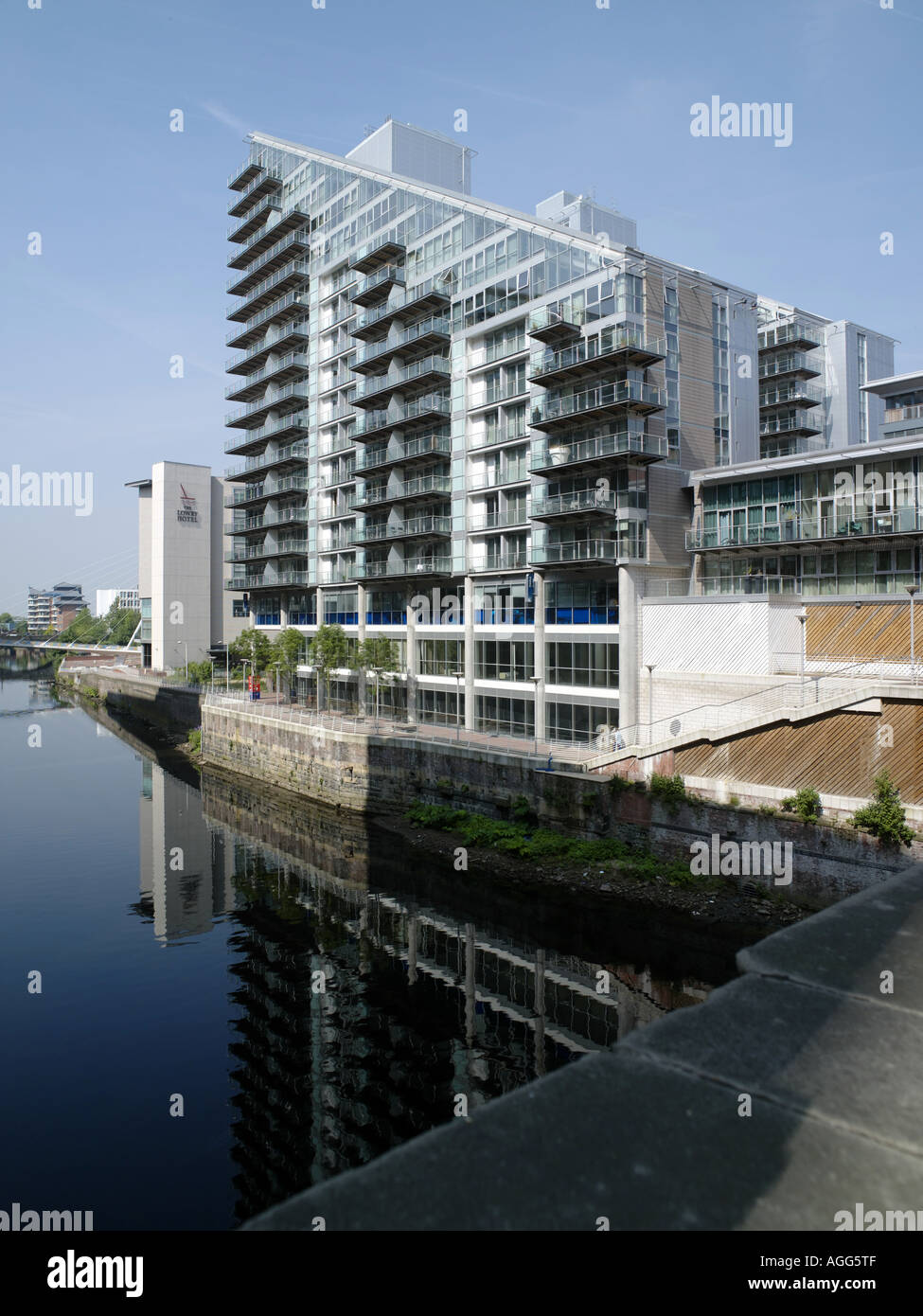 Riverside Re-development, Manchester, Northern England summer 2006 ...