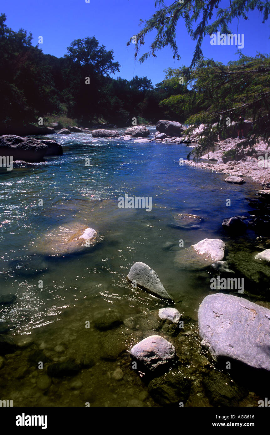 river Pedernales Falls State Park Texas Stock Photo - Alamy