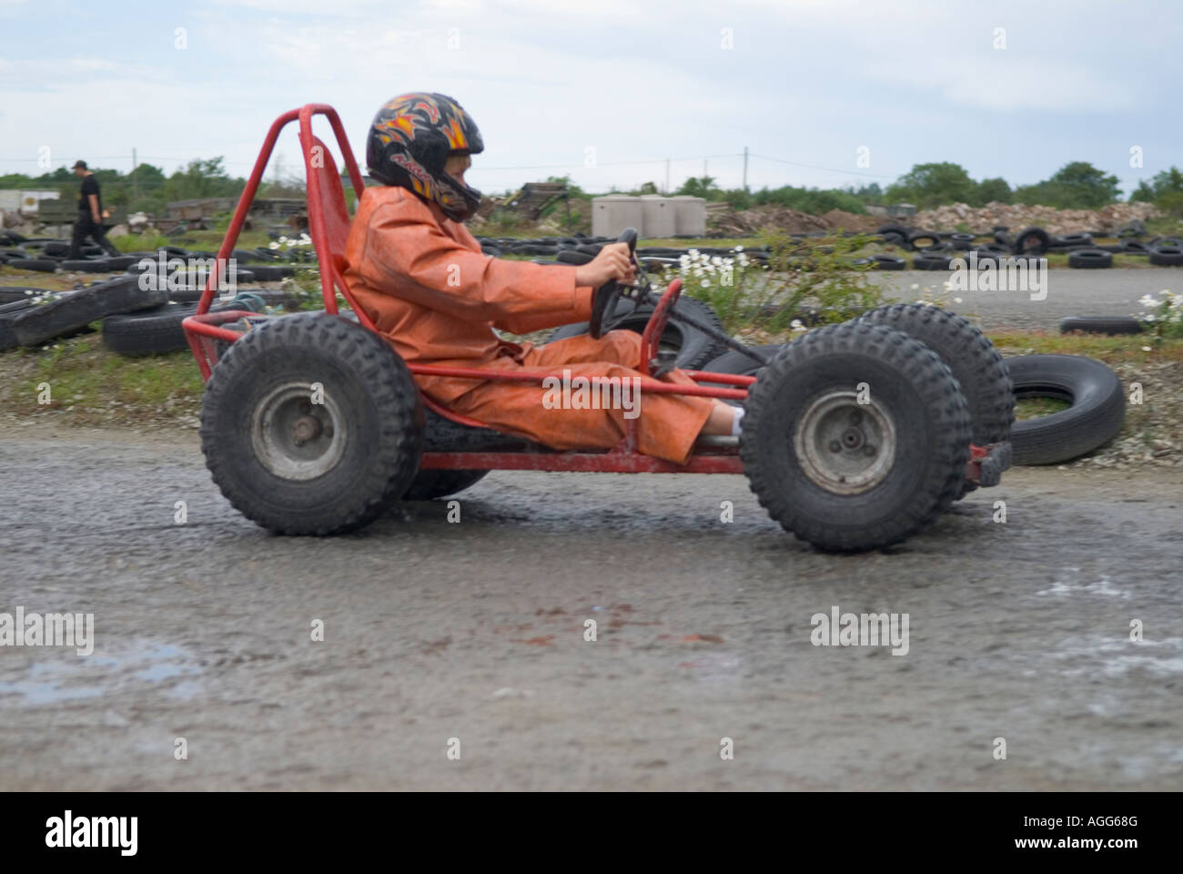 Cross cart driver Stock Photo - Alamy