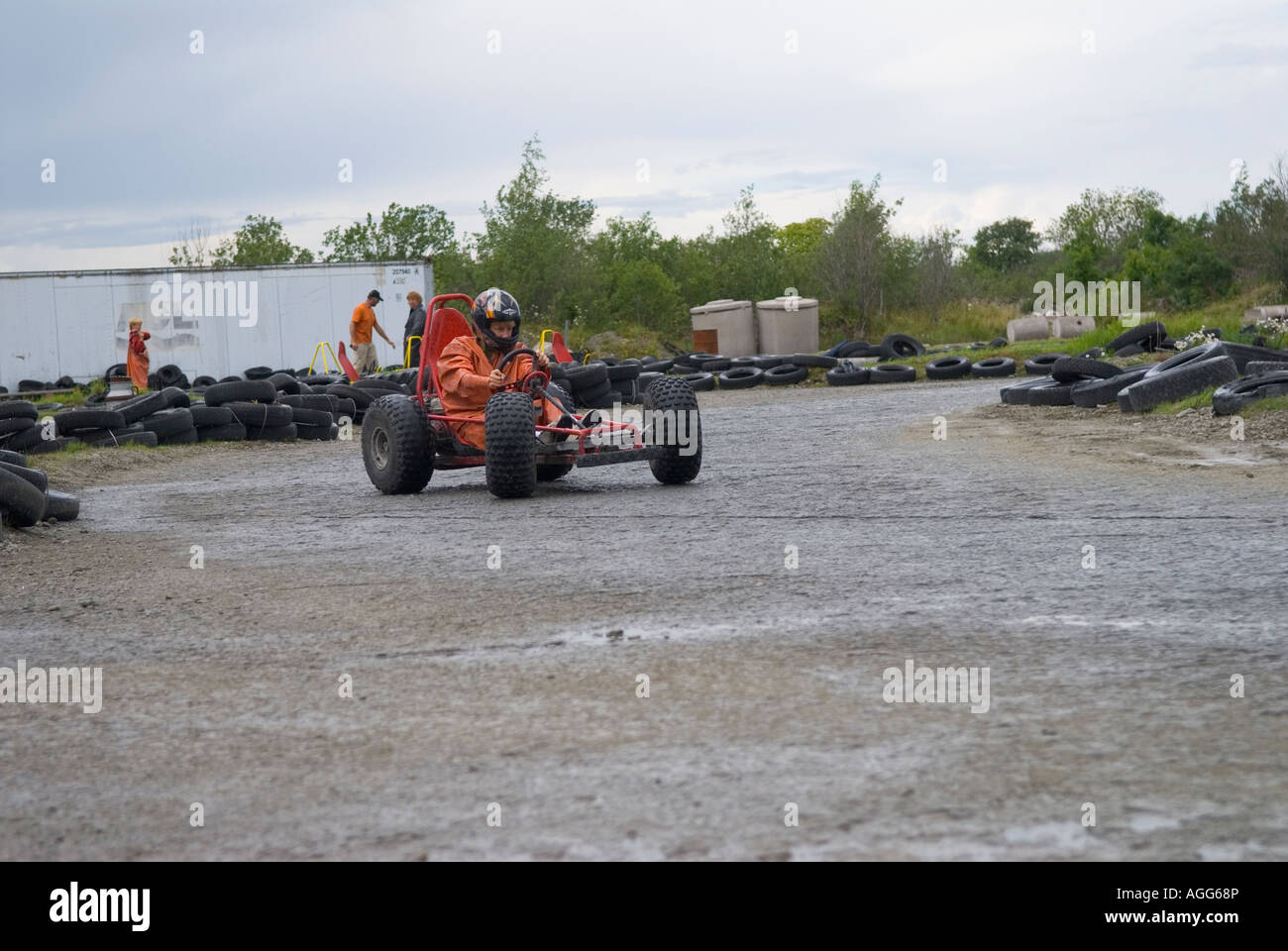 Cross cart driving Stock Photo - Alamy
