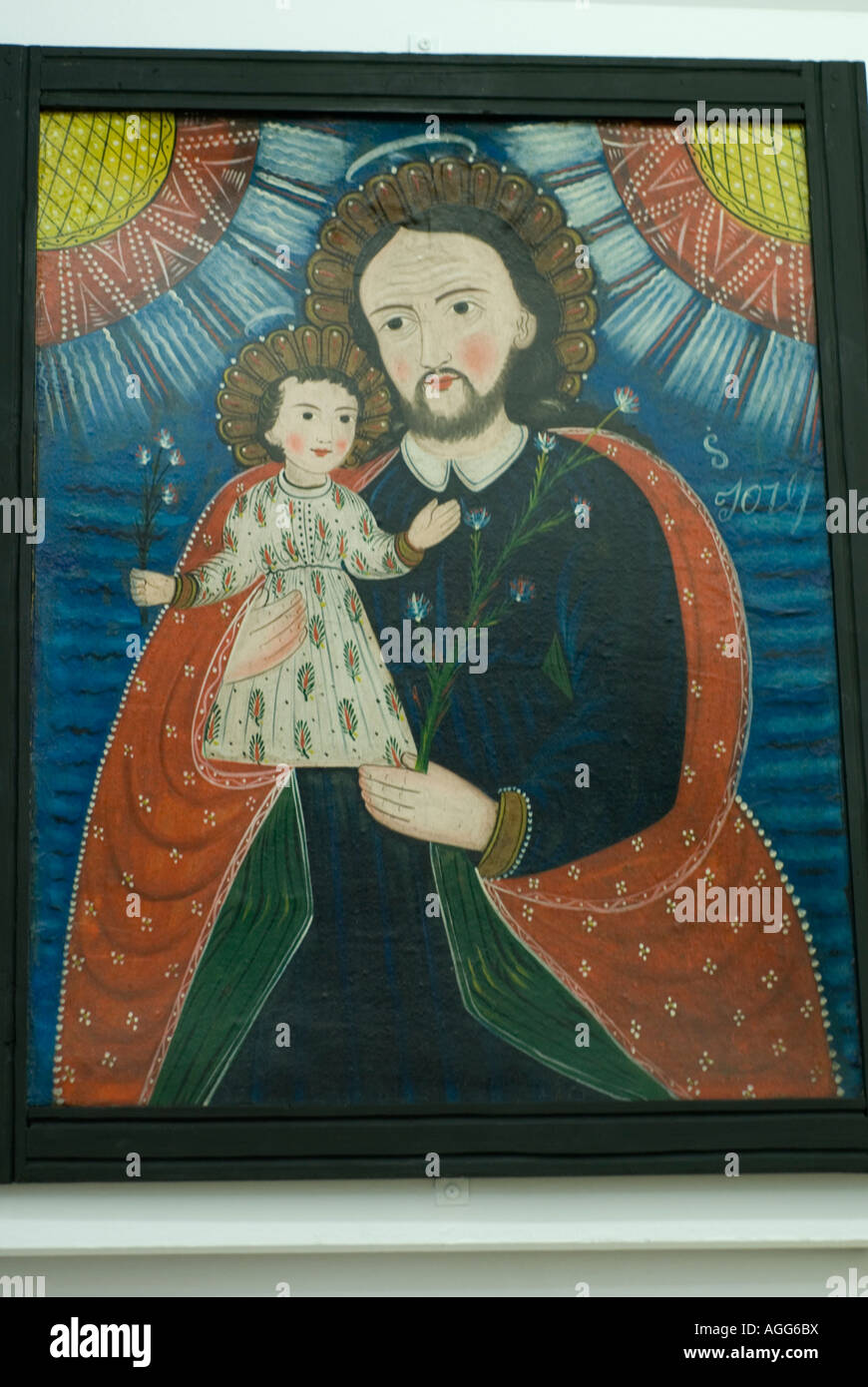 Christian religious picture,icon,folk art from the museum of folk art ...