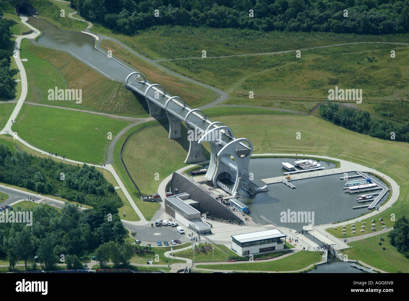 Falkirk Wheel Aerial View High Resolution Stock Photography and Images ...