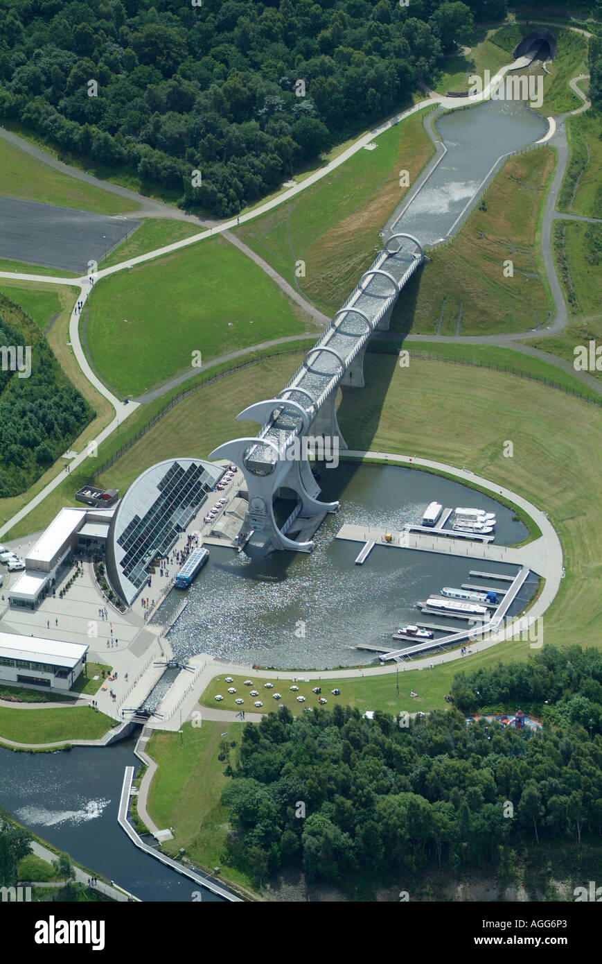 Falkirk Wheel Aerial View High Resolution Stock Photography and Images ...