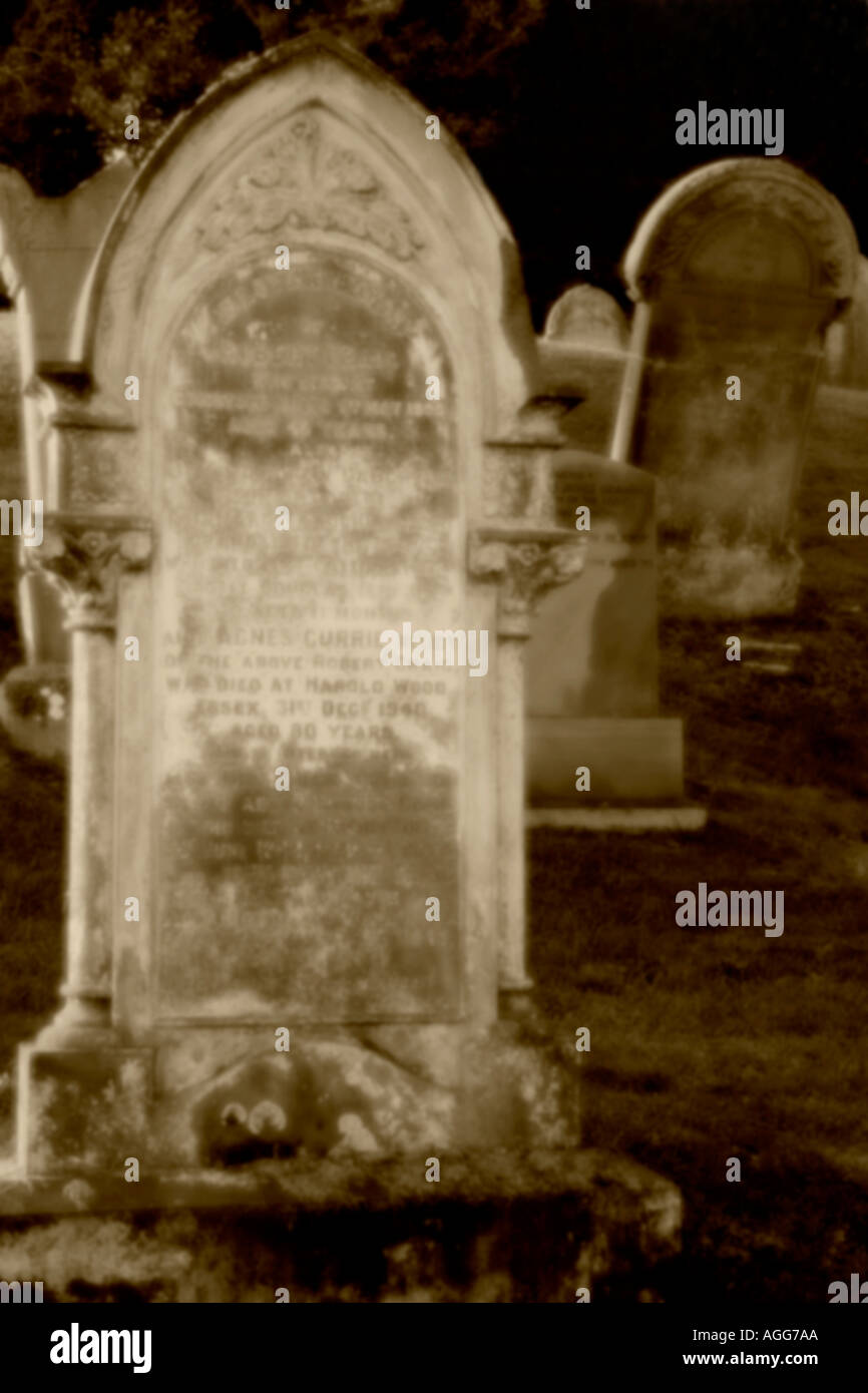 Old gravestones in churchyard Stock Photo - Alamy