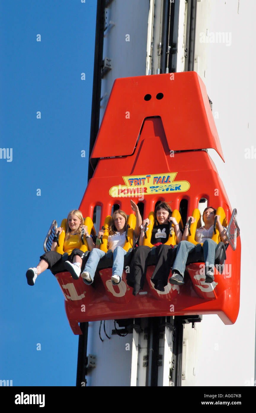 attraction/catapult in amusement park, Gröna Lund, Stockholm, Sweden ...