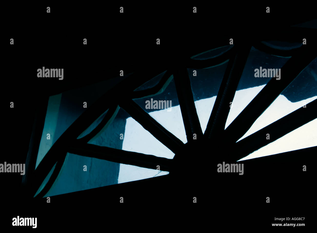 Window above doorway Stock Photo - Alamy