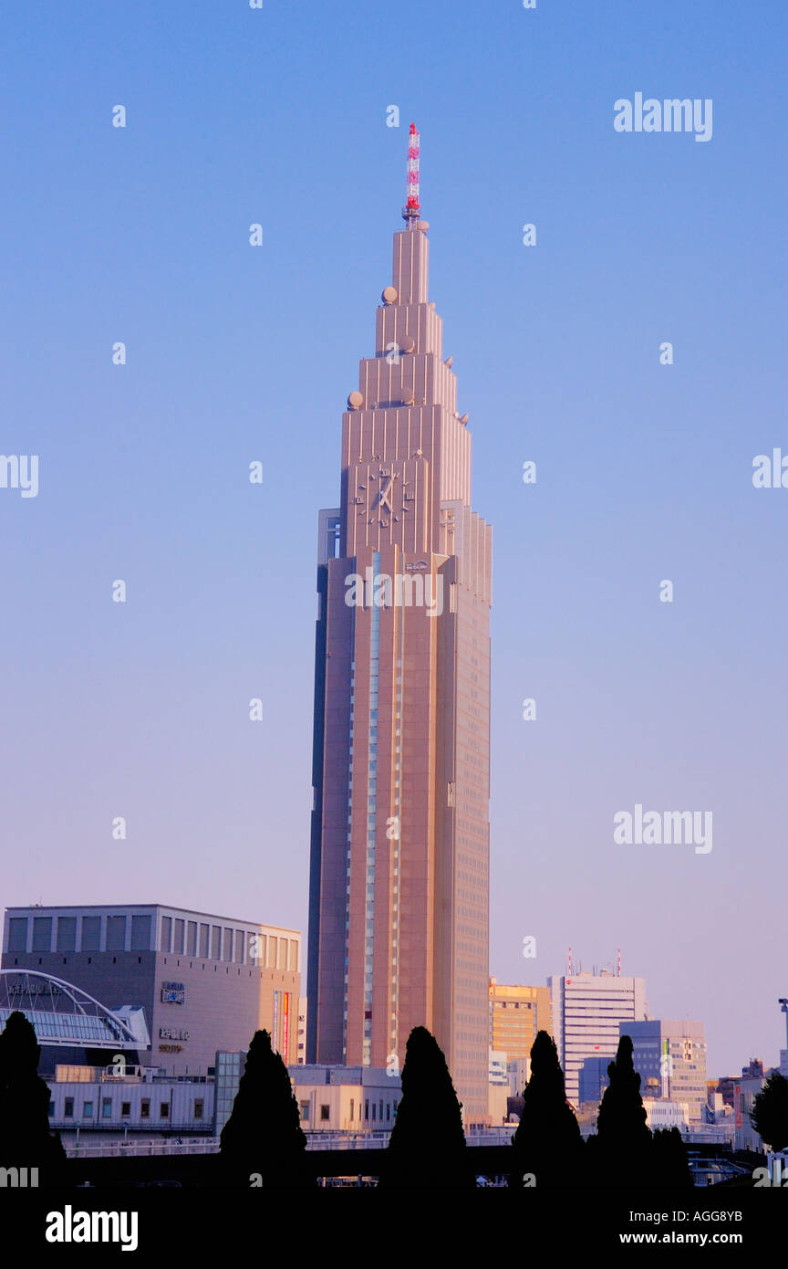 NTT DoCoMo skyscraper, Tokyo, Japan Stock Photo - Alamy