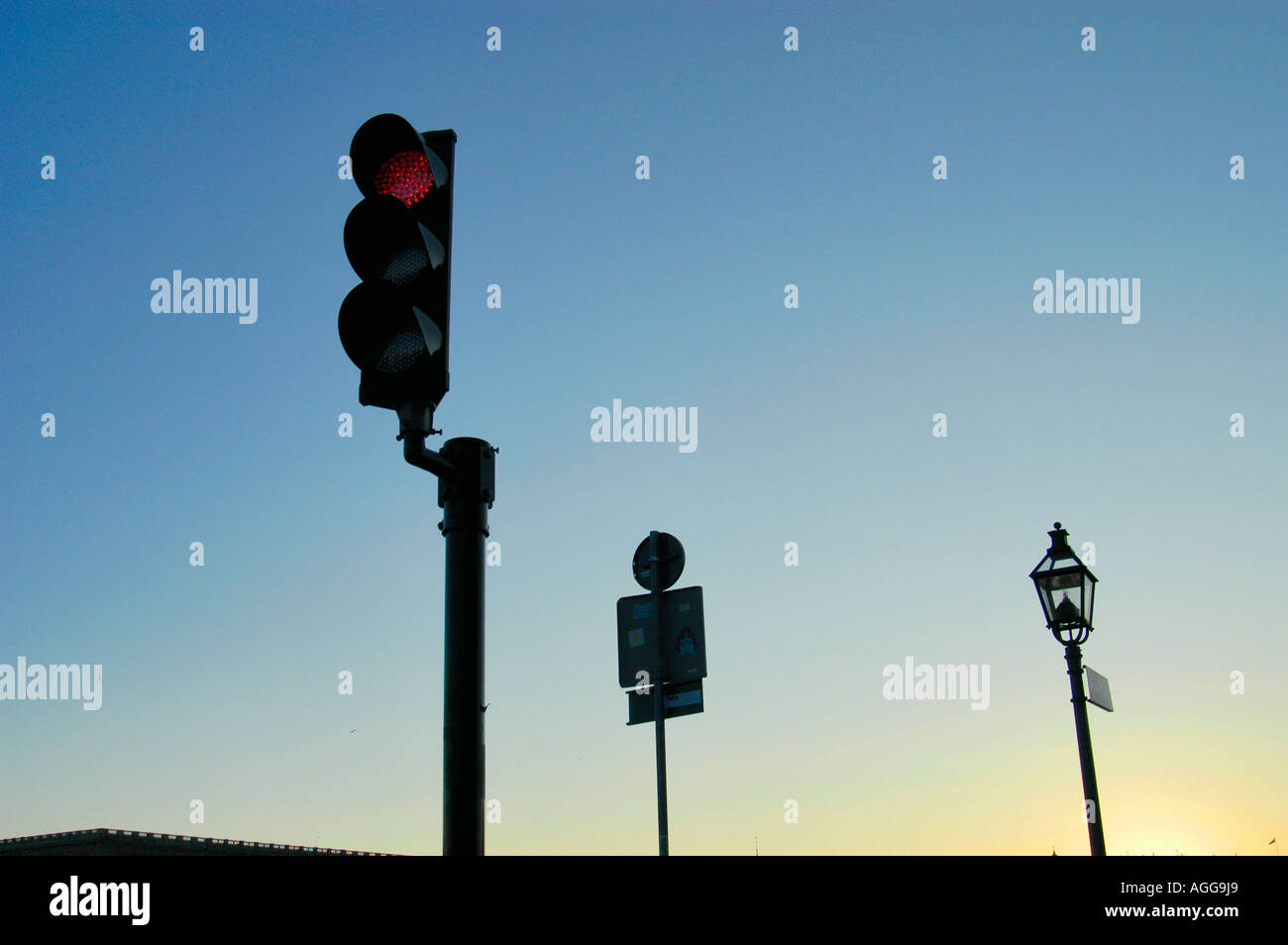 traffic/stop lights, Stockholm, Sweden Stock Photo - Alamy