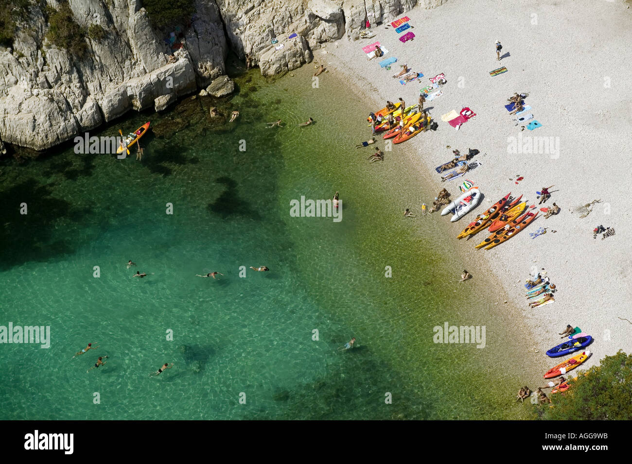 CALANQUE OF EN-VAU, CASSIS, PROVENCE, FRANCE Stock Photo - Alamy