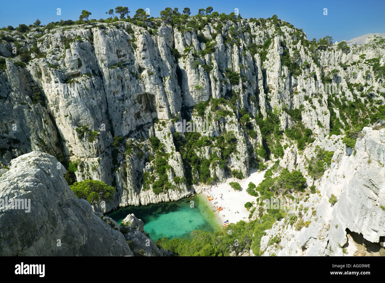 CALANQUE OF EN-VAU, CASSIS, PROVENCE, FRANCE Stock Photo - Alamy