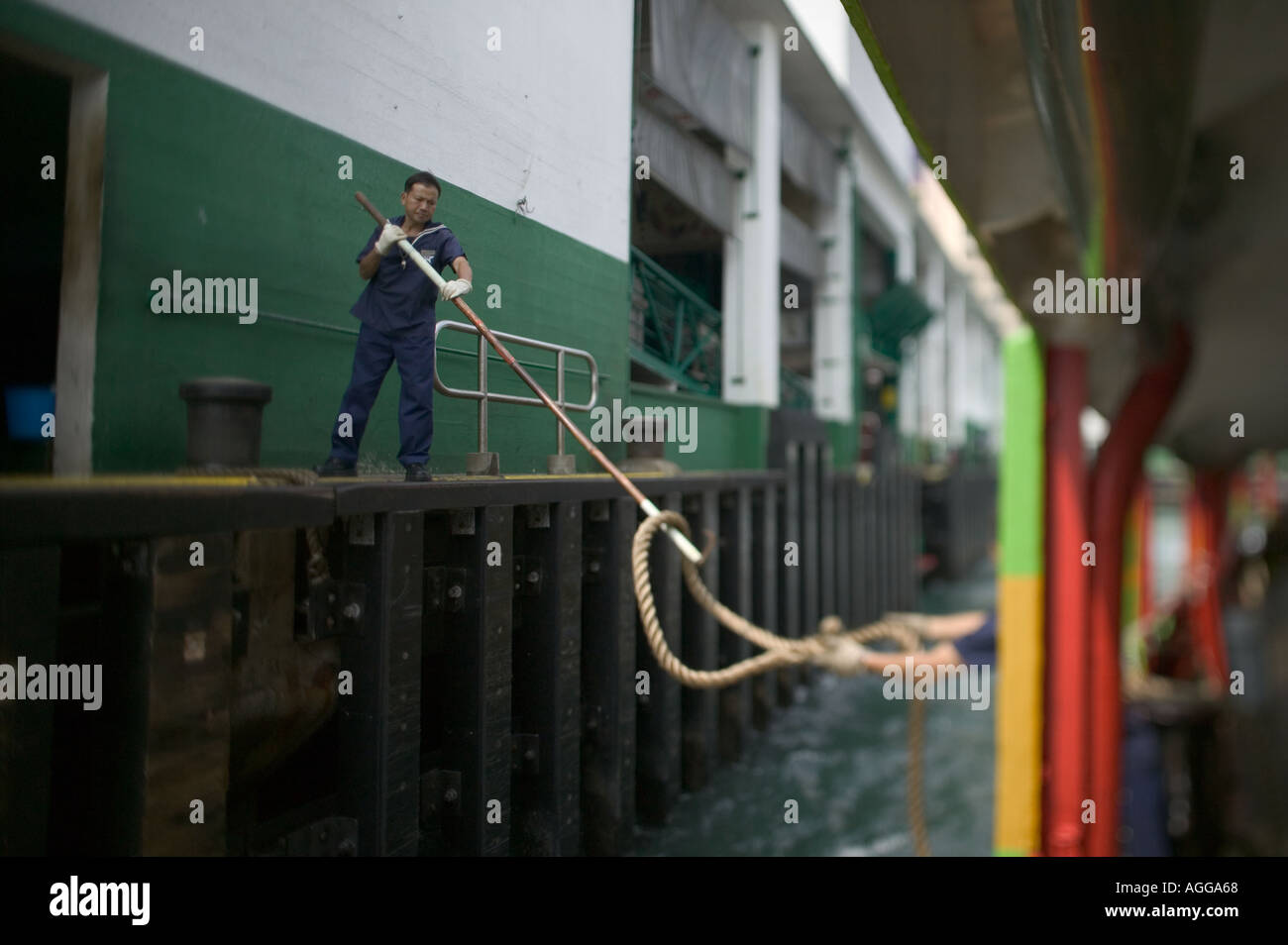 Star ferry worker hong kong hi-res stock photography and images - Alamy