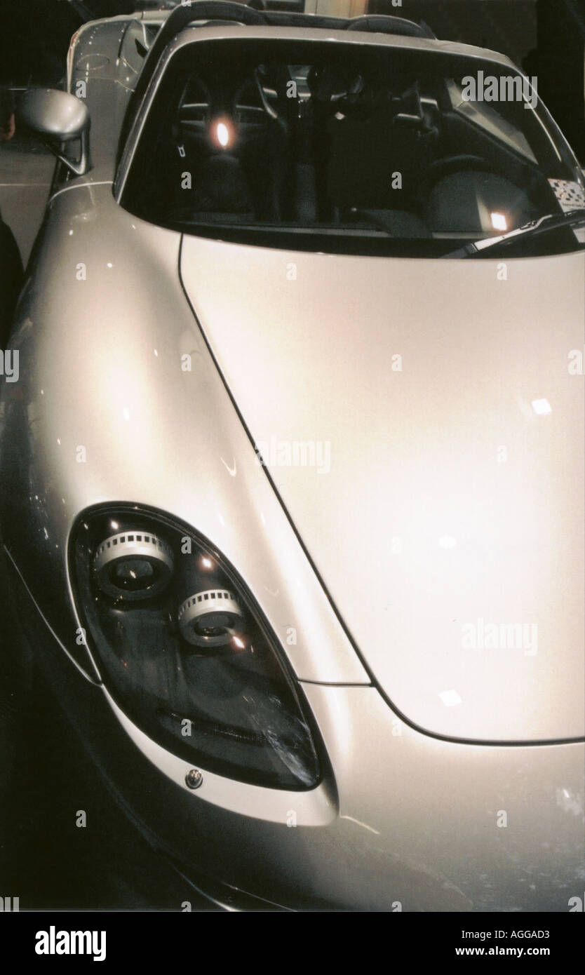 Porsche Carrera GT front view automobile motorcar vehicle street life ...