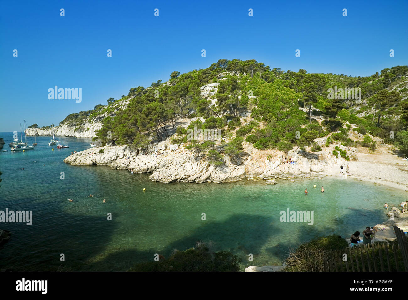 CALANQUE OF PORT-PIN, CASSIS, PROVENCE, FRANCE Stock Photo - Alamy