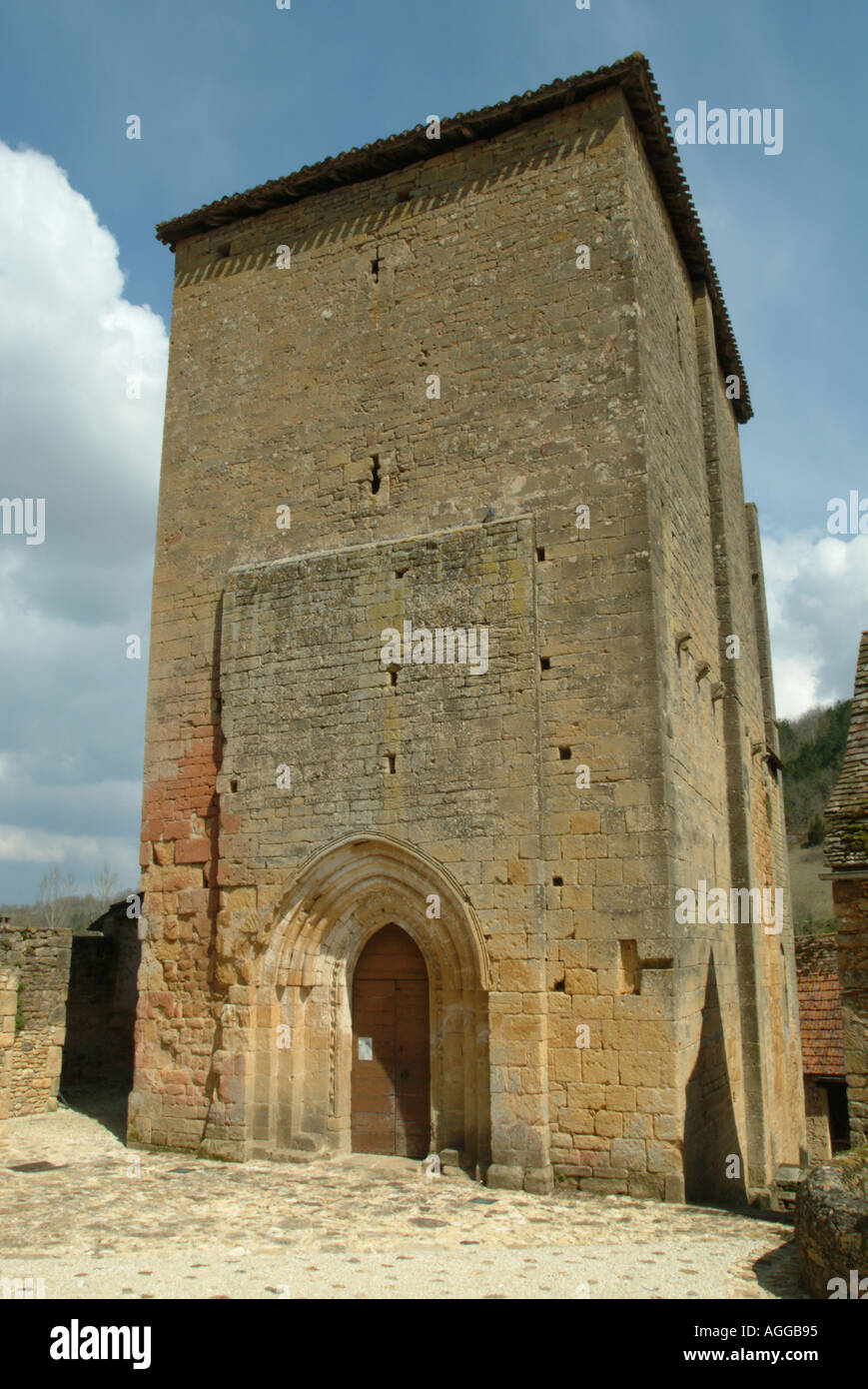 Church Urval village Dordogne Stock Photo - Alamy