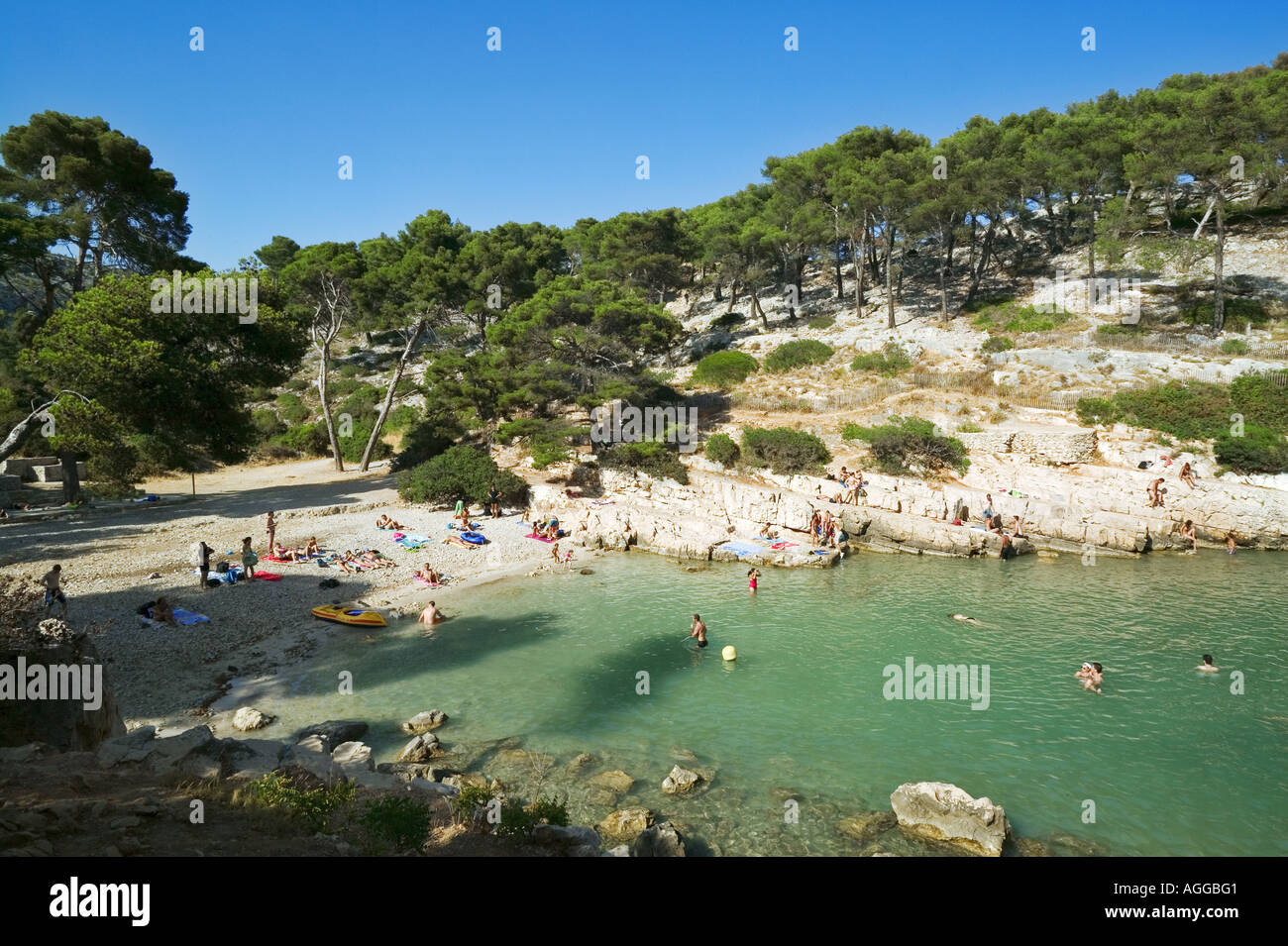 CALANQUE OF PORT-PIN, CASSIS, PROVENCE, FRANCE Stock Photo - Alamy