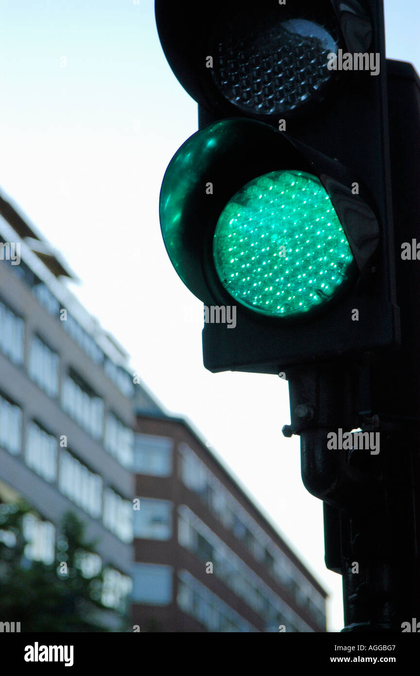 traffic/stop light, Sweden Stock Photo - Alamy