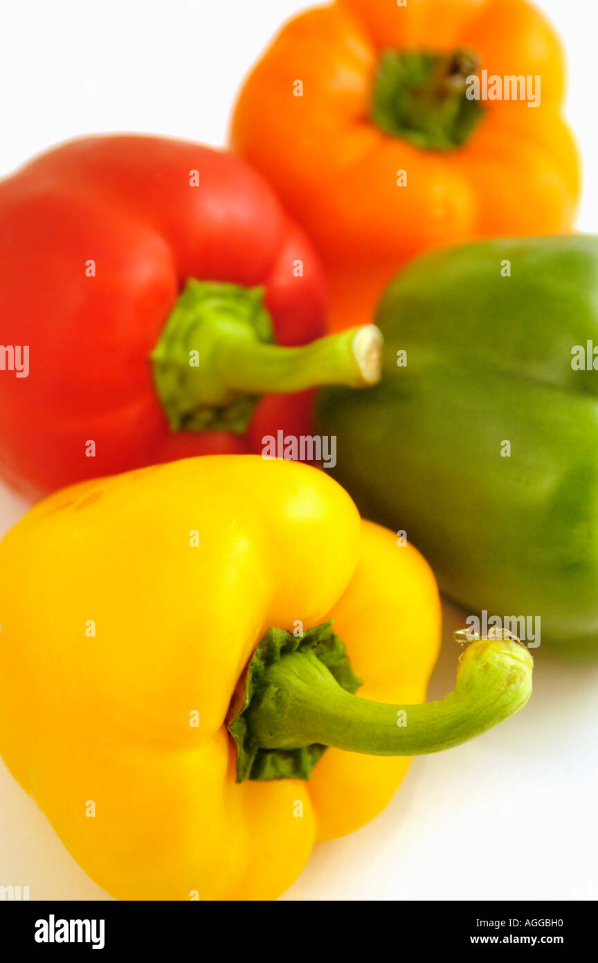 capsicum, pepper, paprika of different colours Stock Photo - Alamy