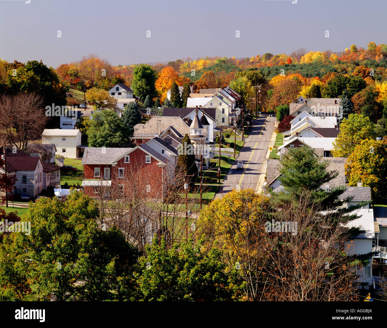 Town Of Emerald South Of The Lehigh Valley Tunnel & Pennsylvania ...