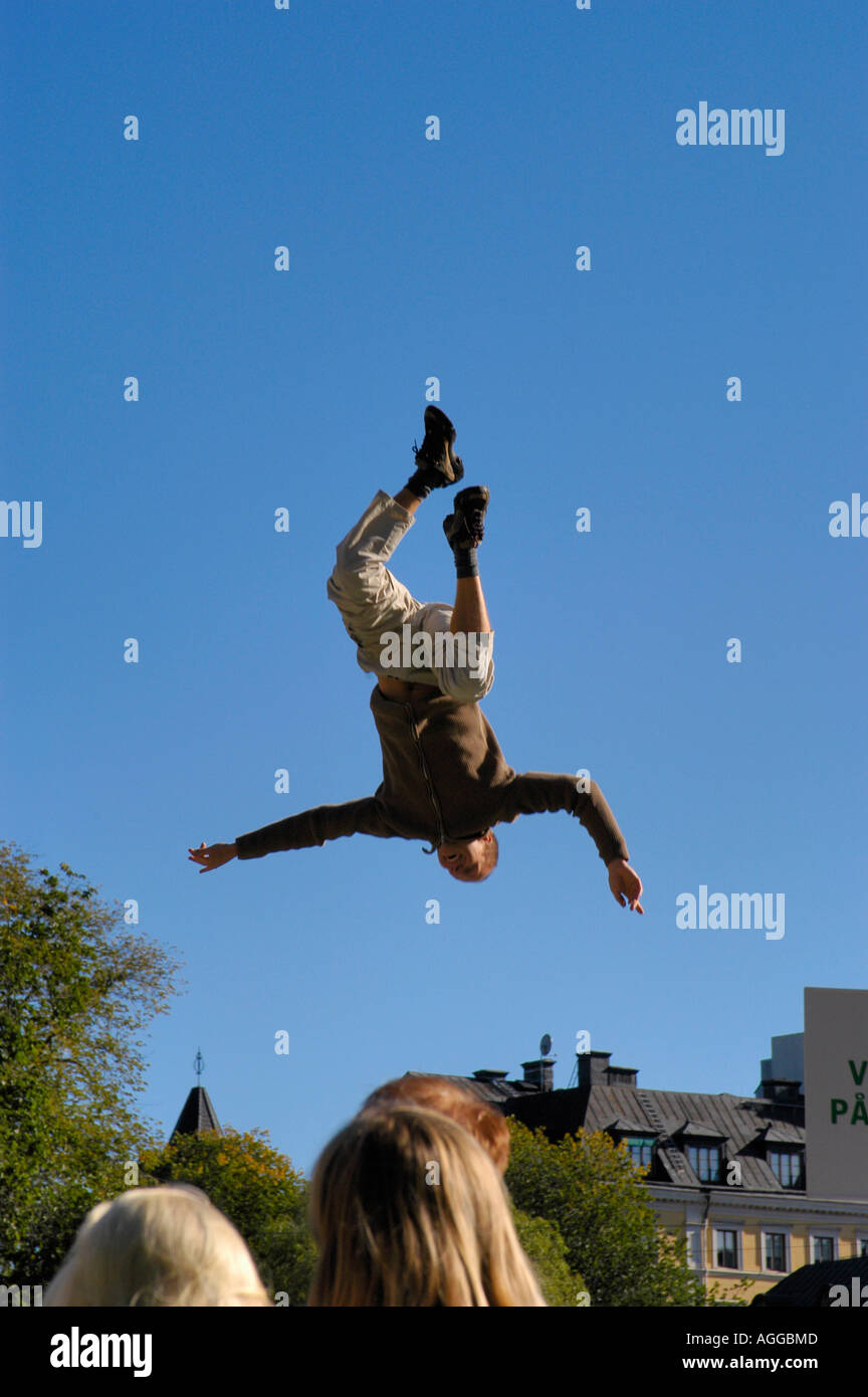 Gymnastics balance fall hi-res stock photography and images - Alamy