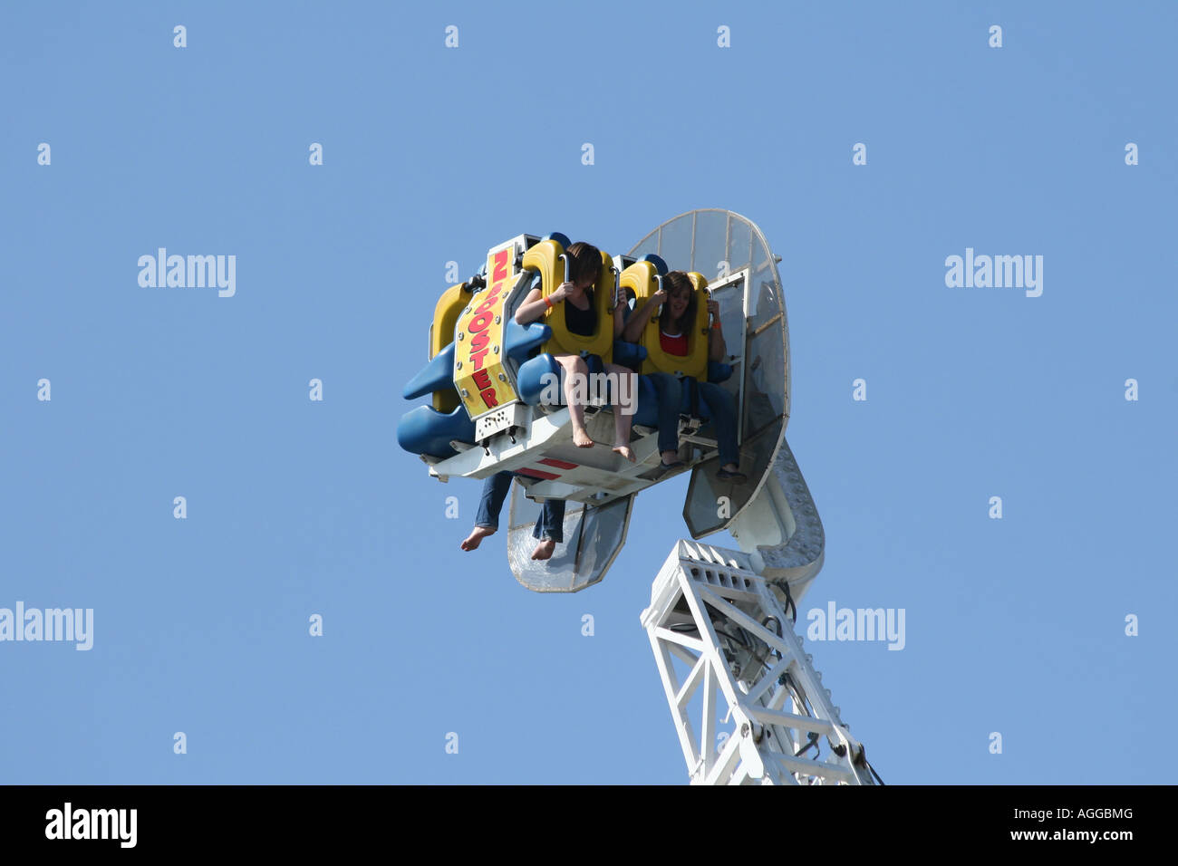 Booster Funfair Ride Brighton Pier Stock Photo - Alamy