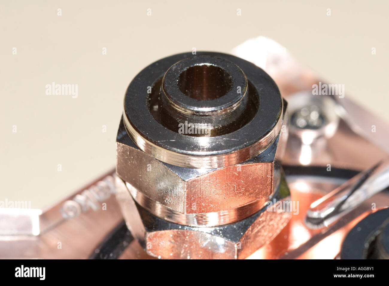 Liquid cooled heat sink Stock Photo - Alamy