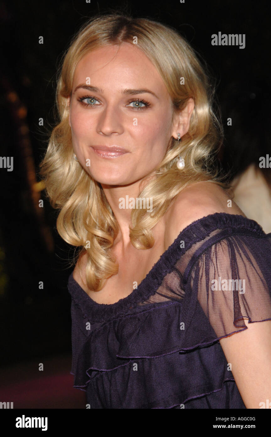 Actress Dian Kruger at the 2007 Vanity Fair Oscar Party 2 25 2007 at ...