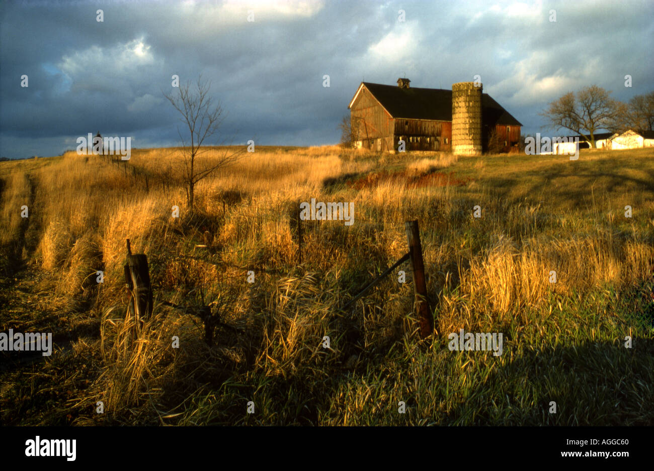 Farm and Pasture Scenic Stock Photo - Alamy