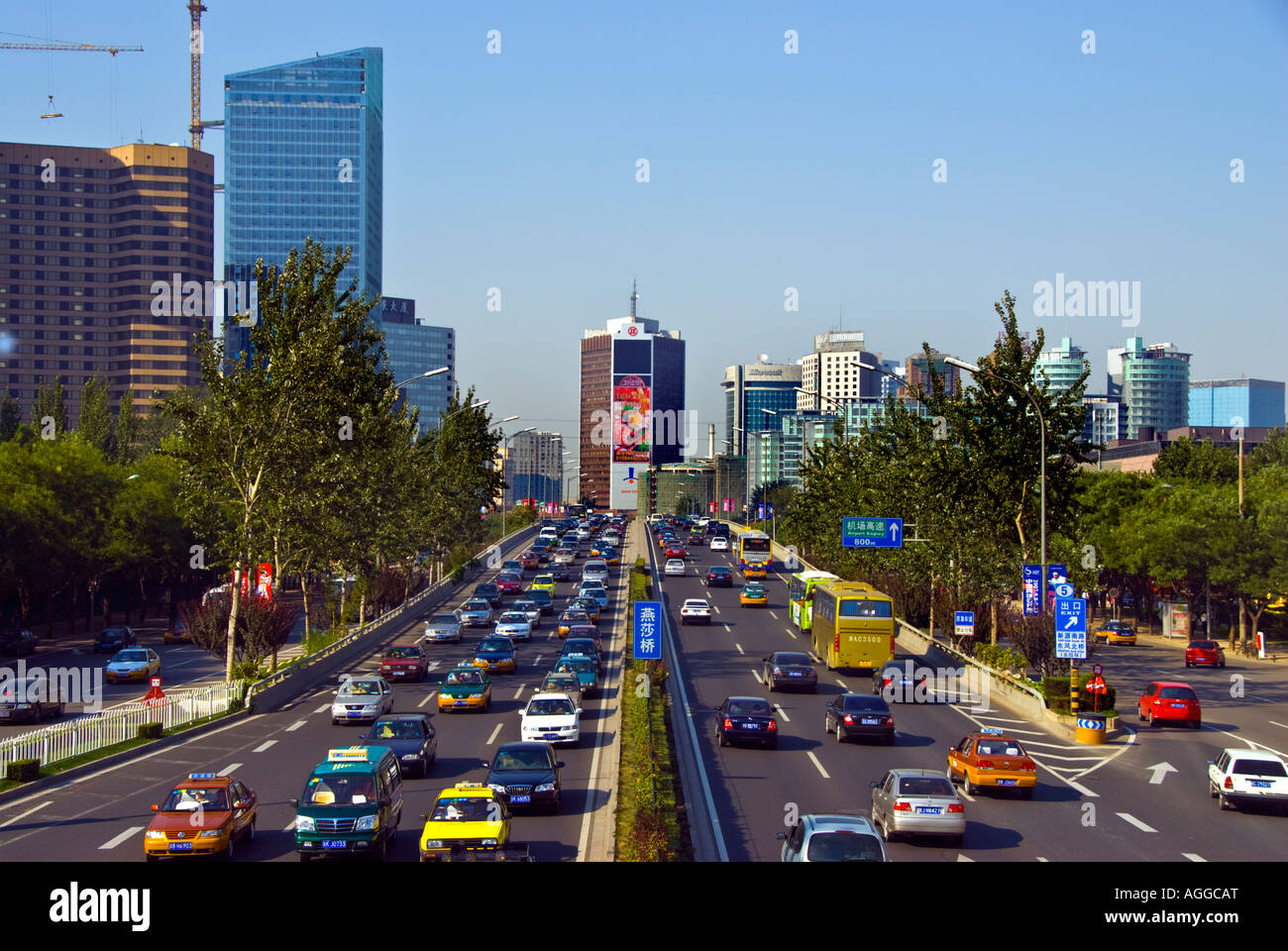 Beijing CHINA, Scenic View, Highway Street Scene "3rd RIng Road ...