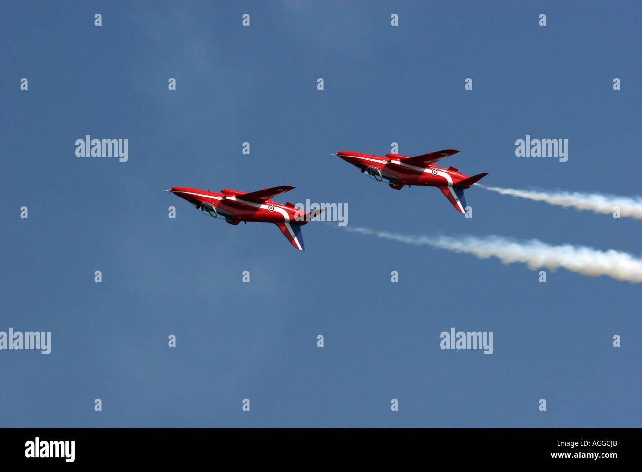Red Arrows RAF display team Stock Photo - Alamy