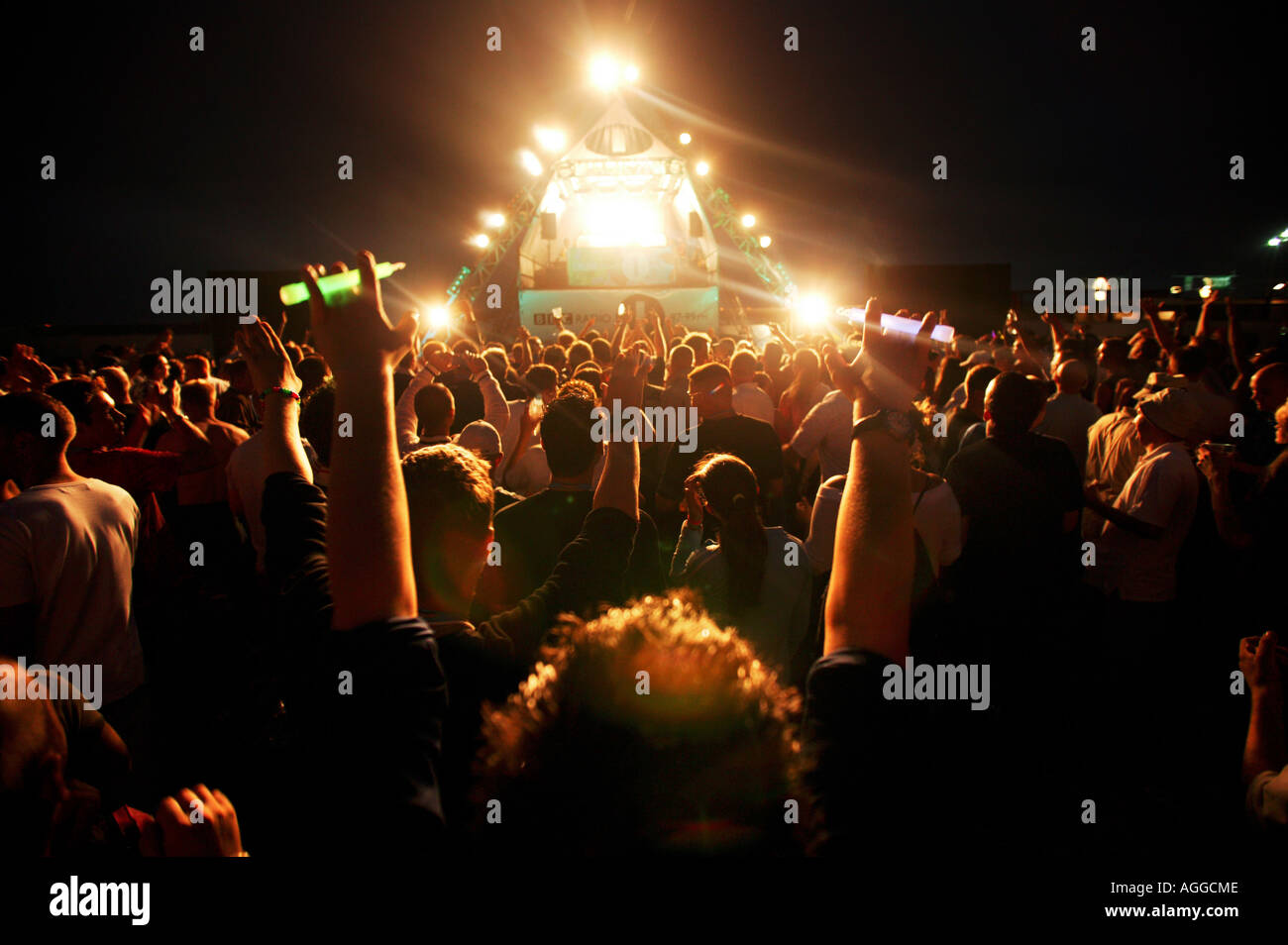 Crowd at Creamfields festival Stock Photo - Alamy