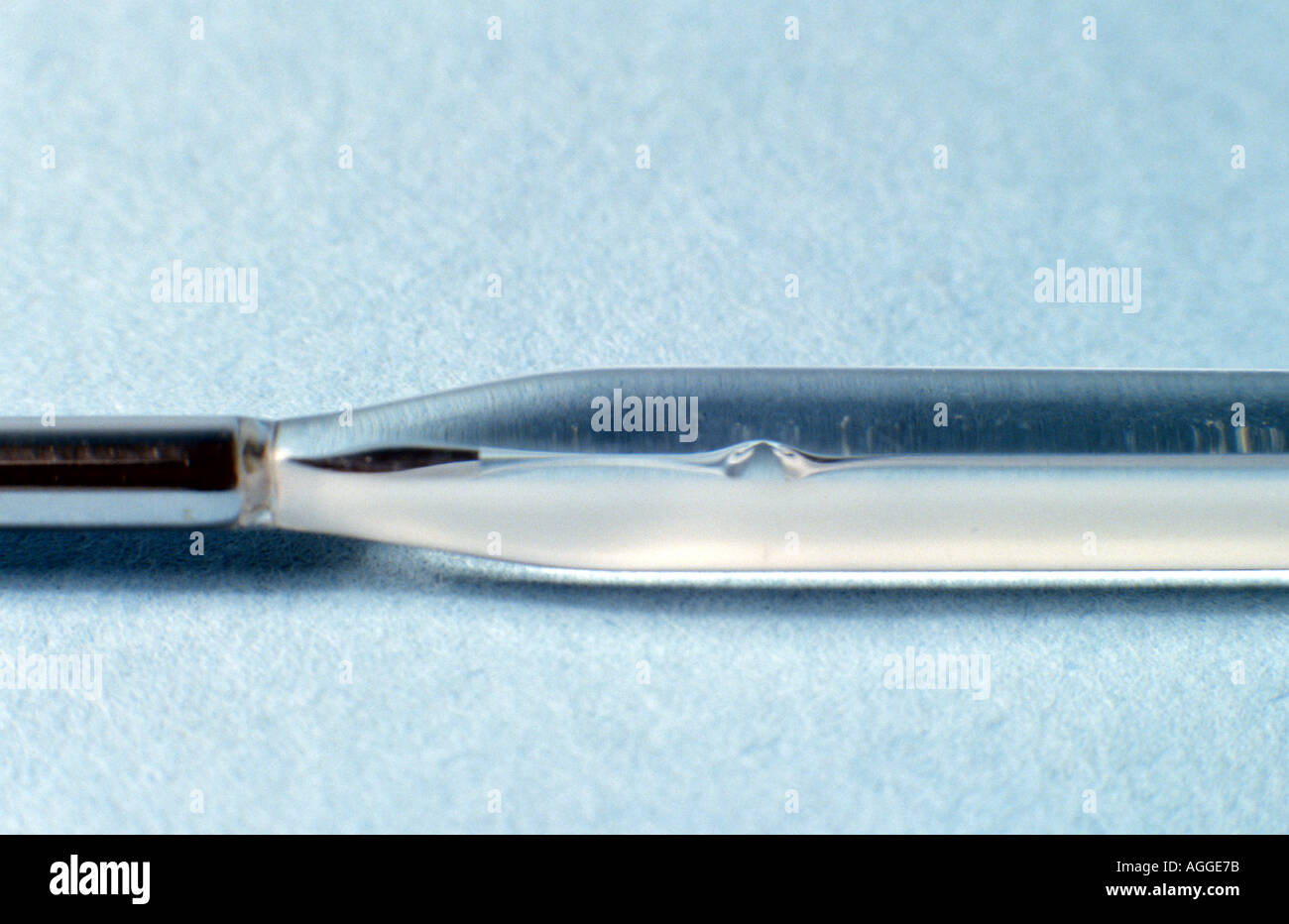 constriction in a clinical thermometer Stock Photo - Alamy