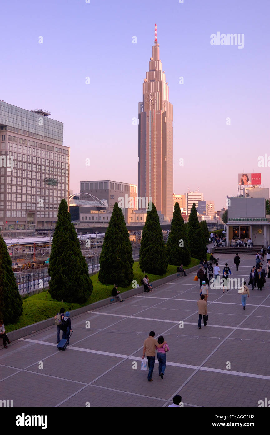 NTT DoCoMo skyscraper, Tokyo, Japan Stock Photo - Alamy