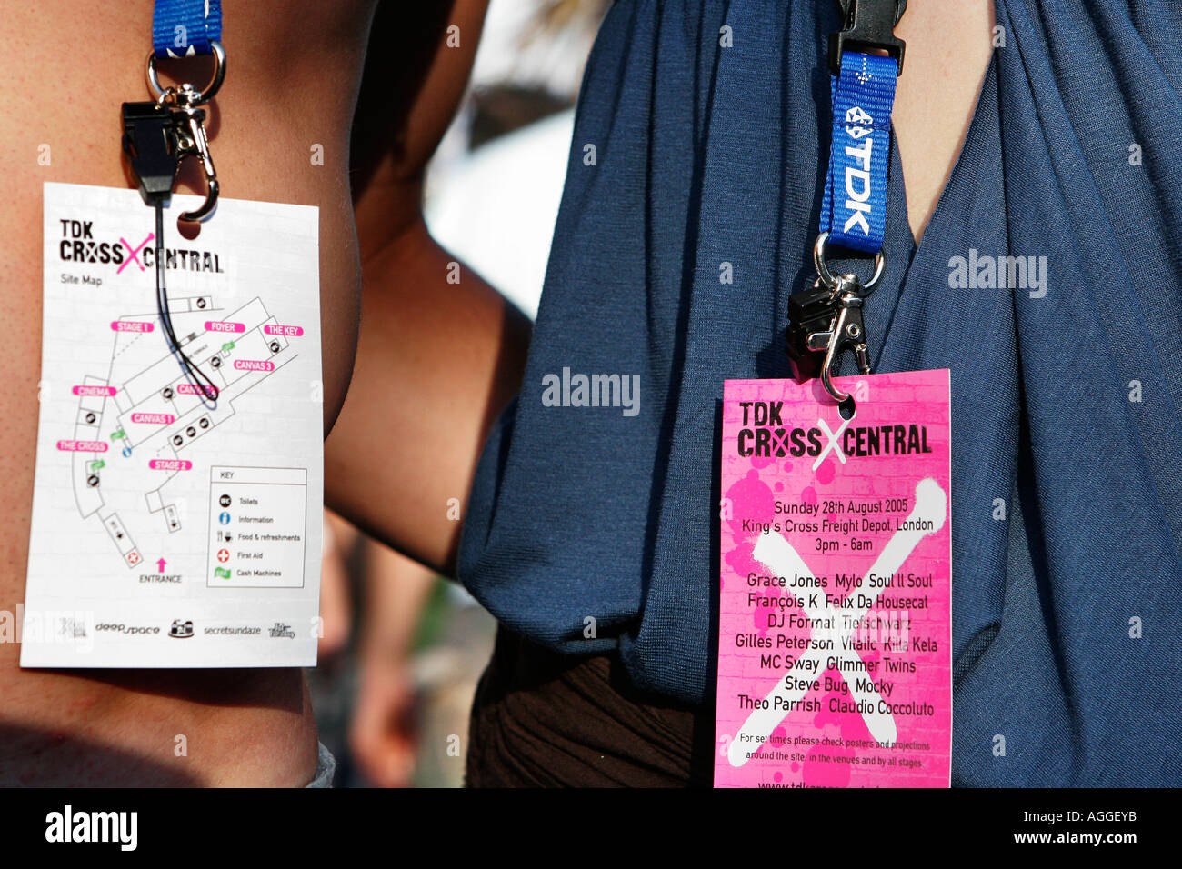 TDK Cross Central festival at Kings Cross Goods Yard London Stock Photo ...