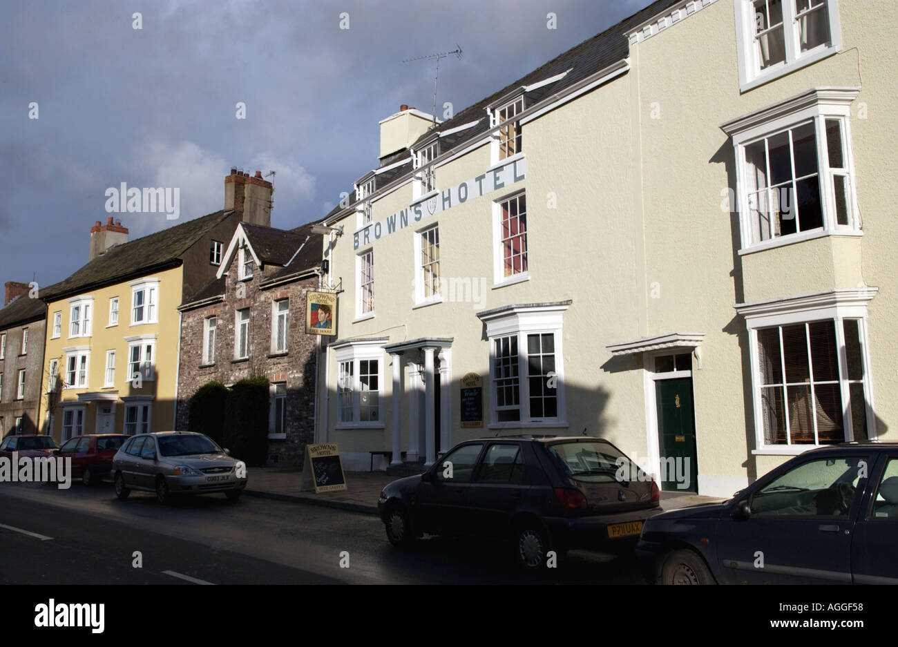 Browns Hotel where poet Dylan Thomas spent time drinking in Laugharne ...