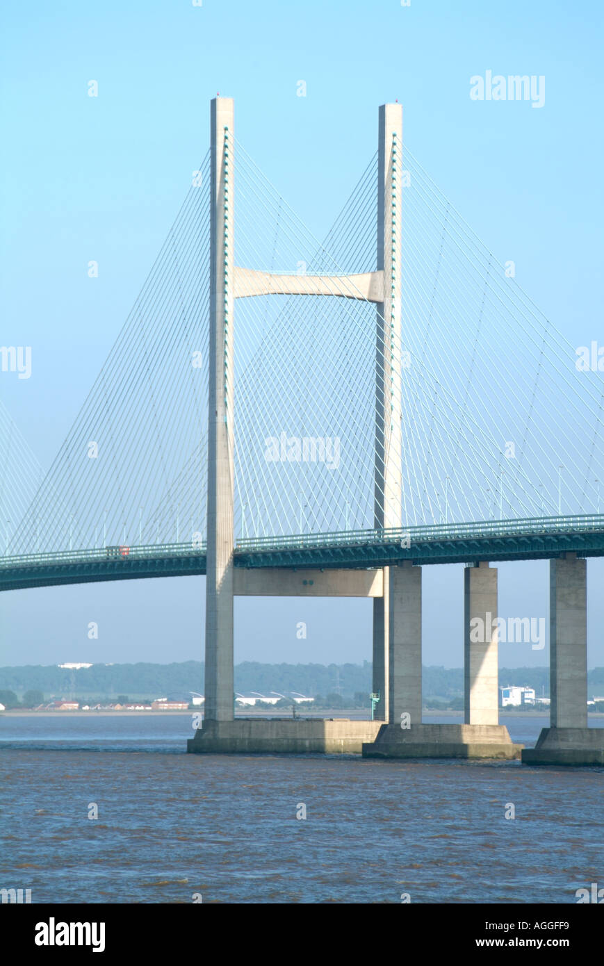 Second Severn Crossing M4 motorway bridge over River Severn major UK ...
