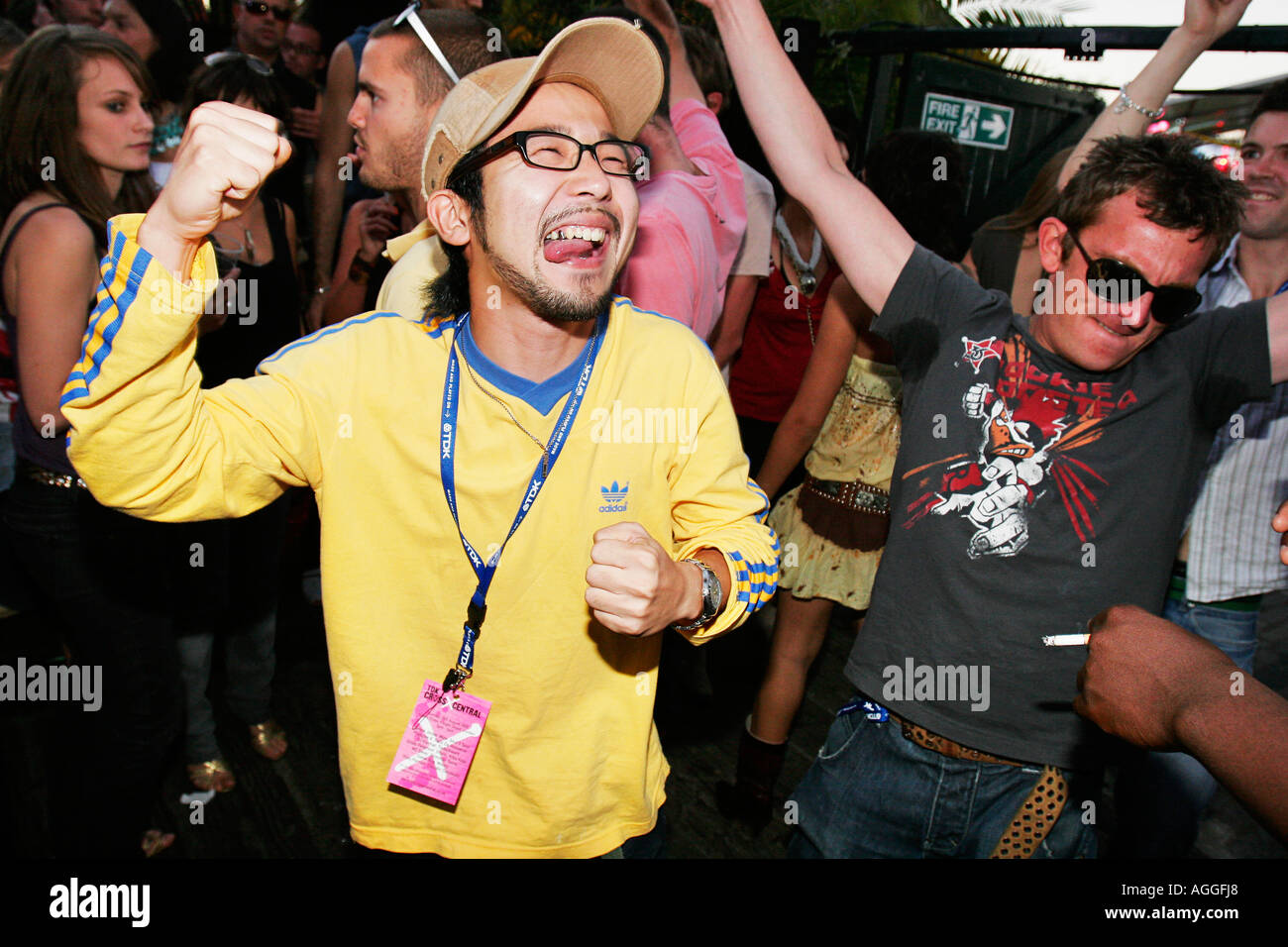 The Cross crowd at TDK Cross Central festival at Kings Cross Goods Yard ...