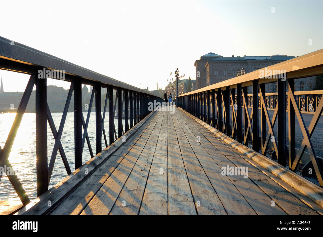 bridge connecting two islands, Blaiseholmen, Stockholm, Sweden Stock ...