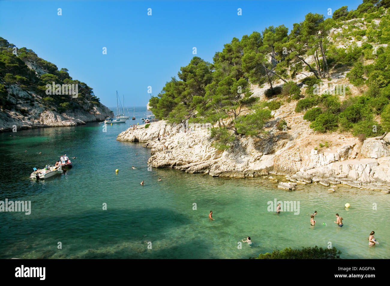 CALANQUE OF PORT-PIN, CASSIS, PROVENCE, FRANCE Stock Photo - Alamy