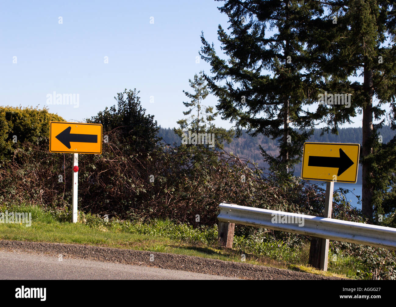 Signs of Confusion Stock Photo - Alamy