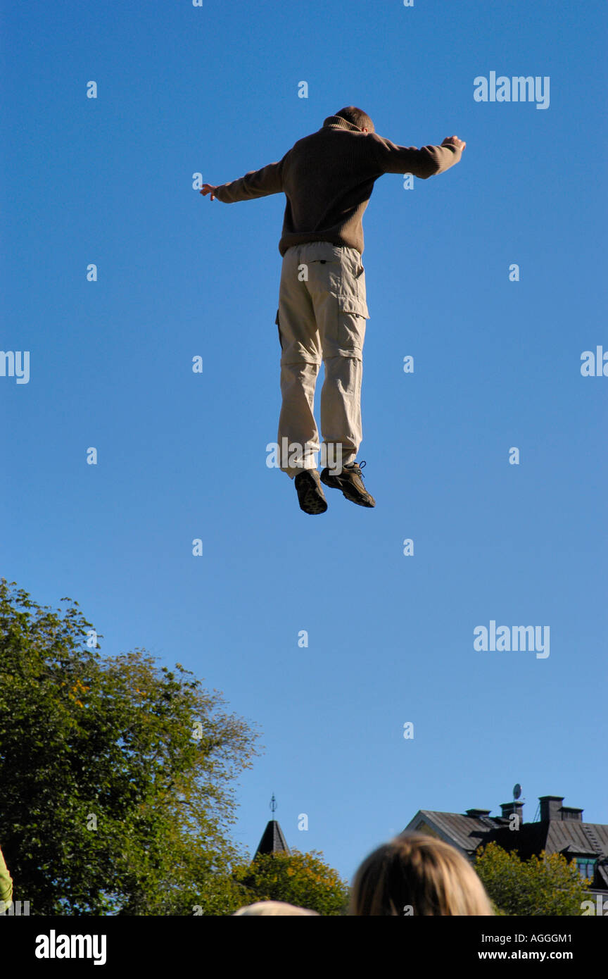 Gymnastics balance fall hi-res stock photography and images - Alamy