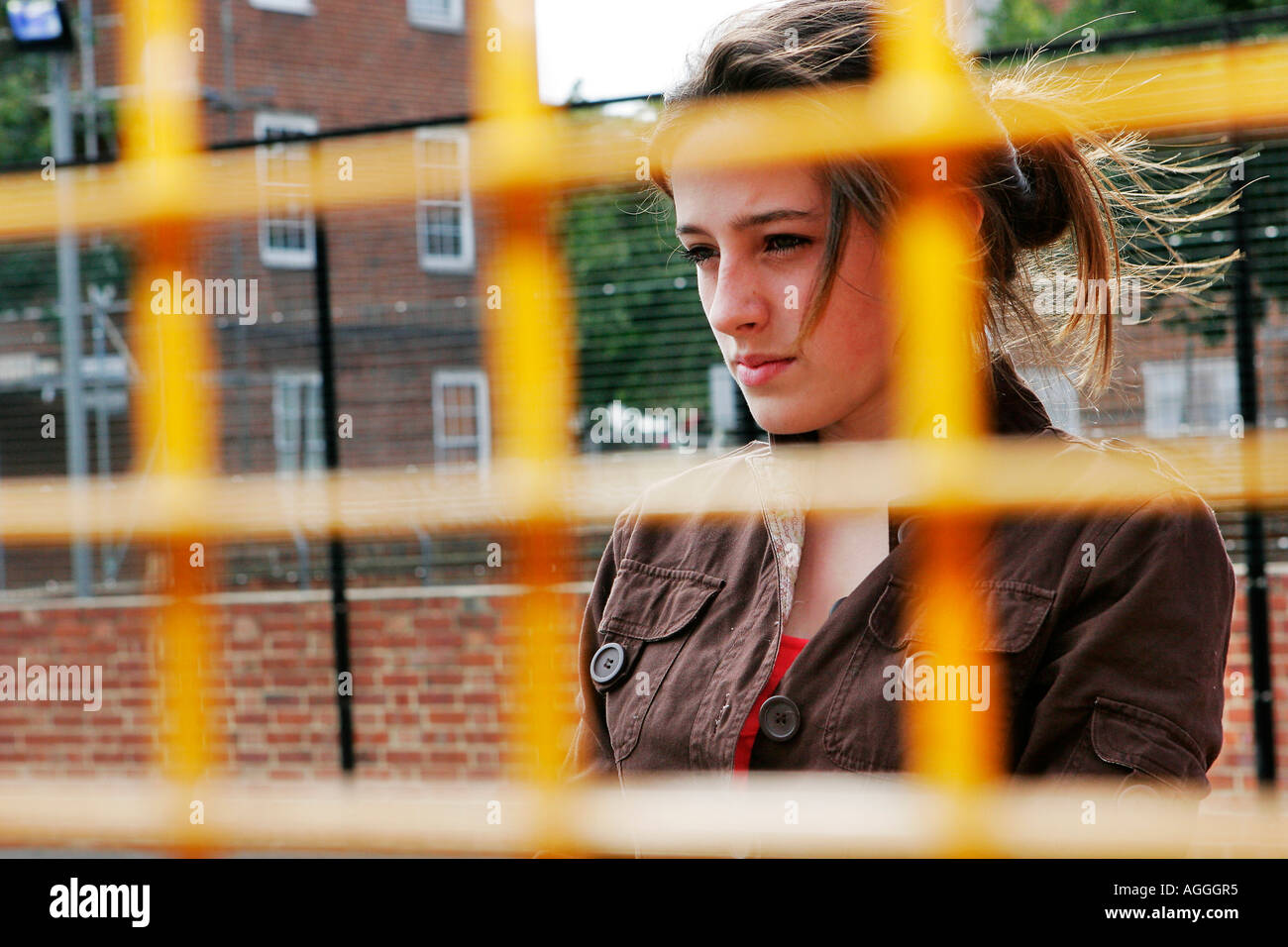 Council estate uk girls hi-res stock photography and images - Alamy