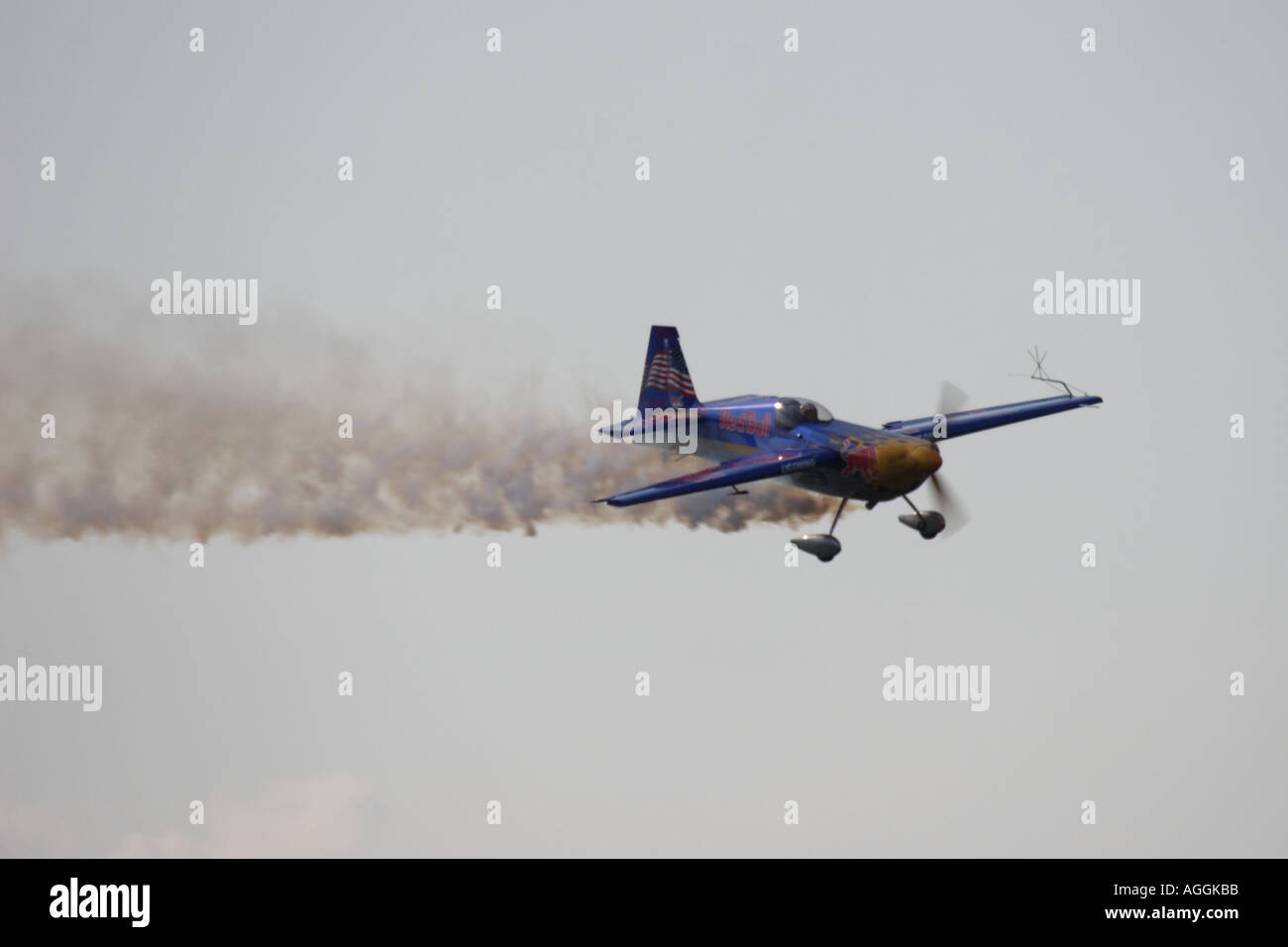 Red Bull stunt plane at NJ Festival of ballooning Stock Photo - Alamy