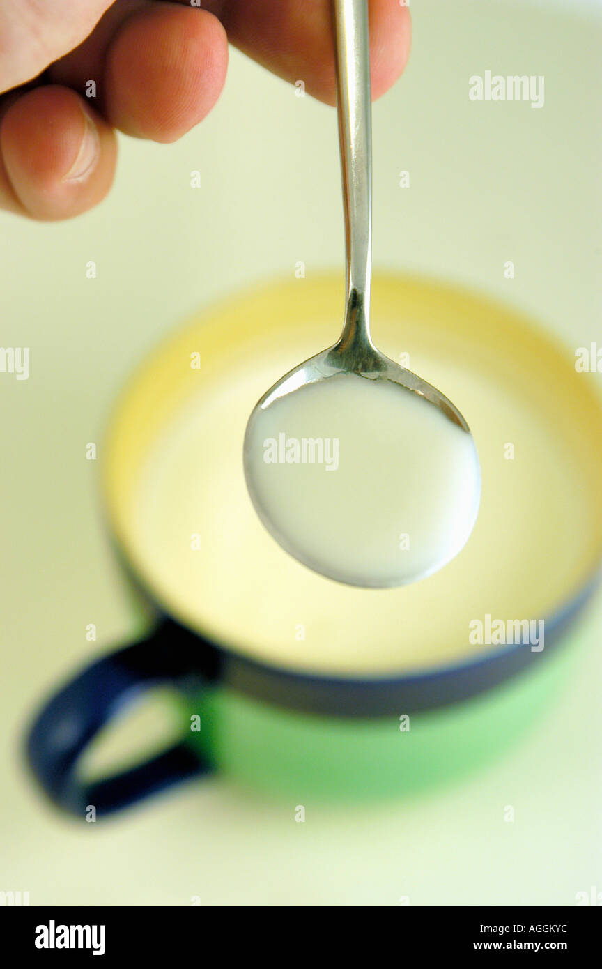 healthy yoghurt containing genemodified bacterial culture Stock Photo ...