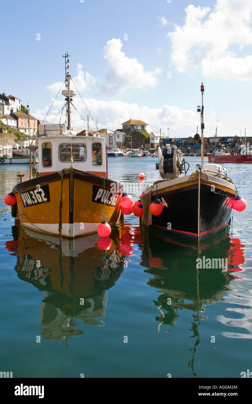 Boat boats sea harbour harbor cornwall mevagissy harbour cornwall ...