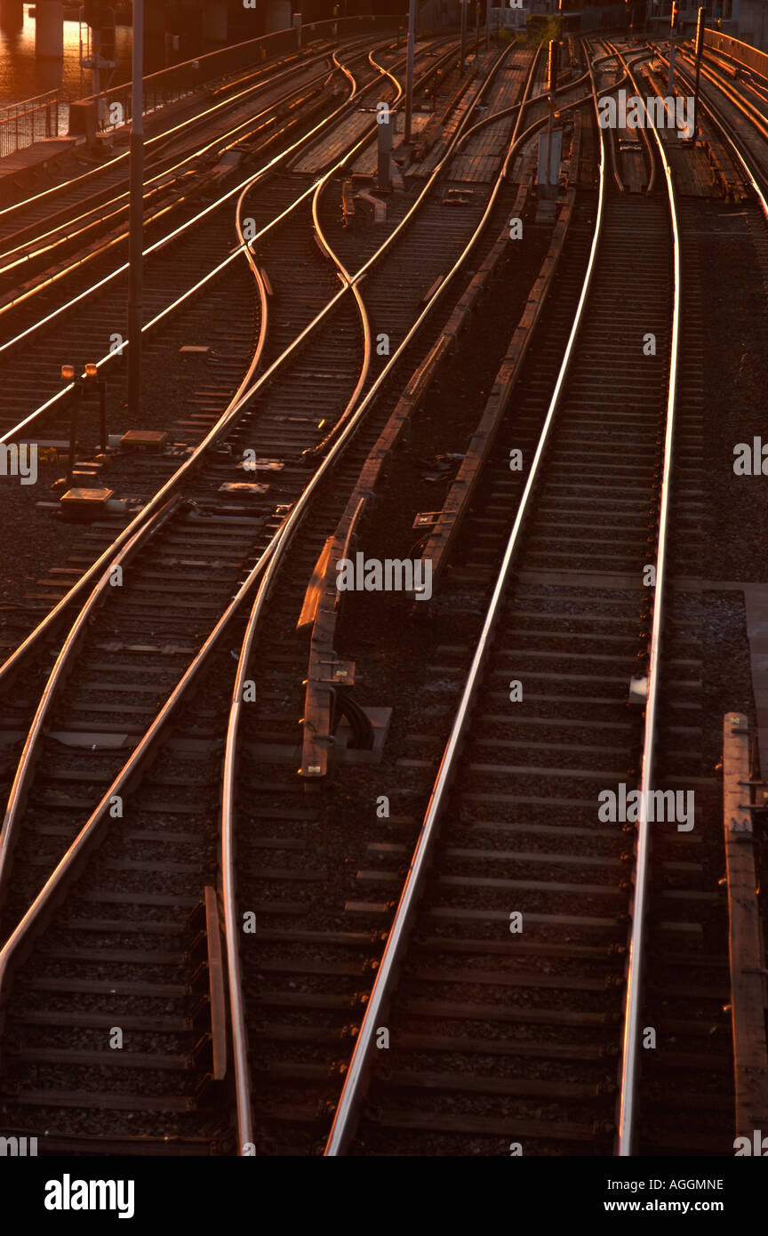railroad tracks, Stockholm, Sweden Stock Photo - Alamy