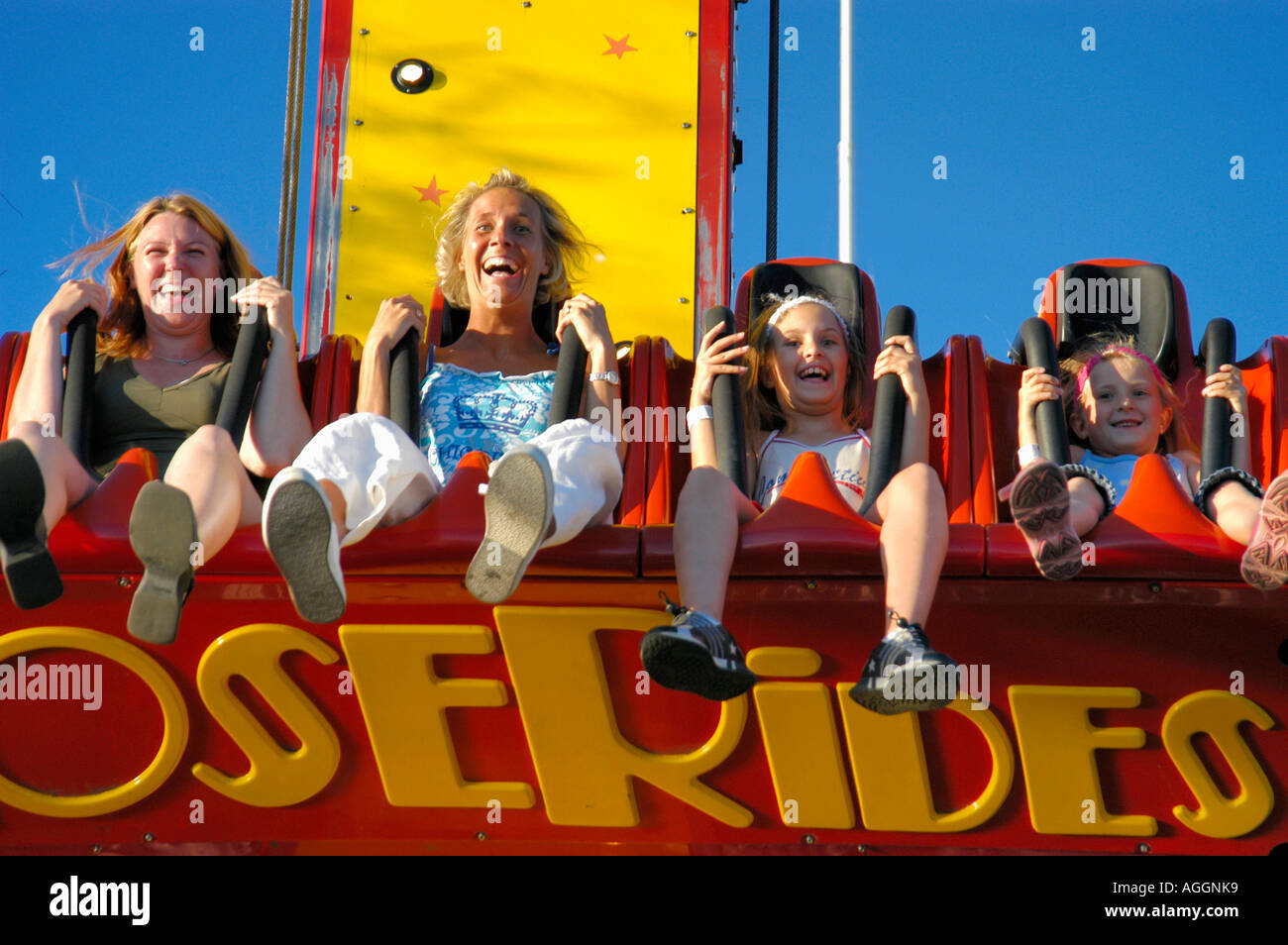 attraction/catapult in amusement park, Gröna Lund, Stockholm, Sweden ...