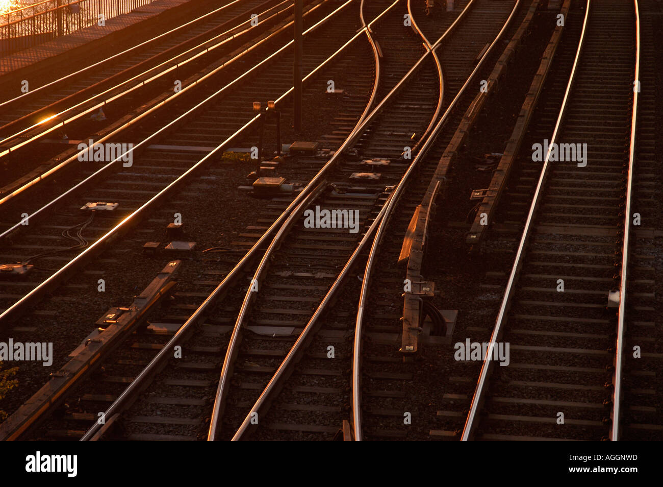 railroad tracks, Stockholm, Sweden Stock Photo - Alamy