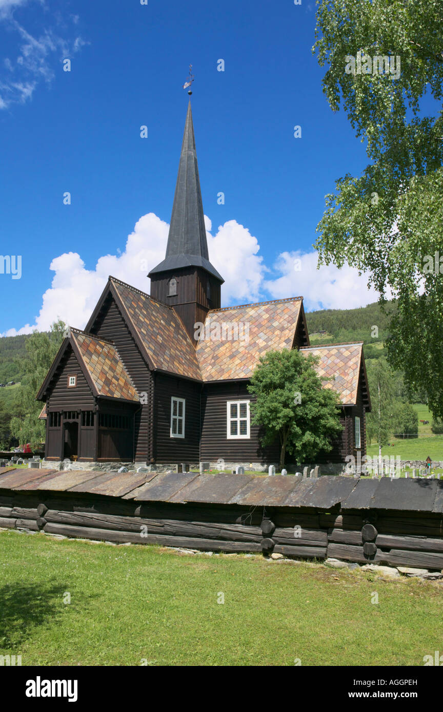 Heidal Church, Sel, Oppland, Norway Stock Photo - Alamy